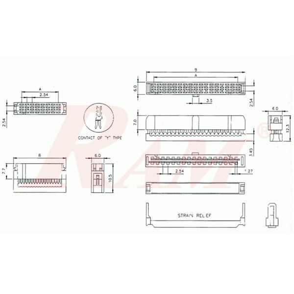 IDC64 Female (FC64-Cable) | RAM Electronics website