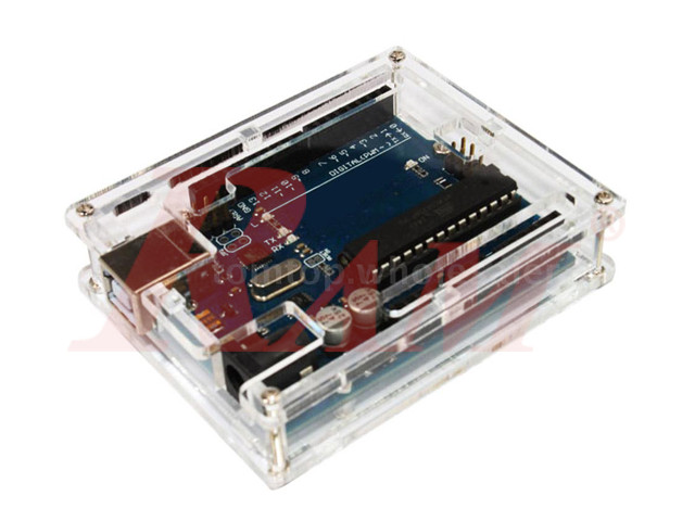 Clear Acrylic Case Enclosure for Arduino UNO | RAM Electronics website
