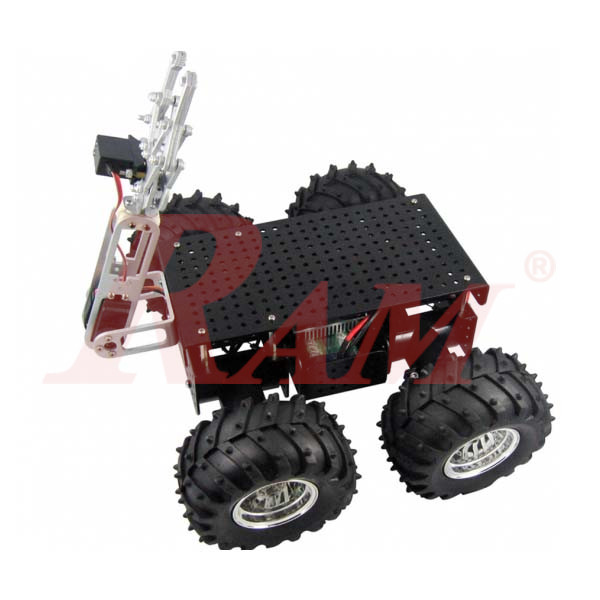 Wild Thumper 4WD + Gripper Arm (4 Geared DC Motors With Suspension ...