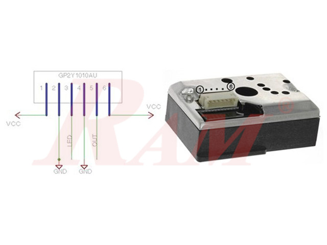 Dust Sensor - Air Quality Sensor | RAM Electronics website
