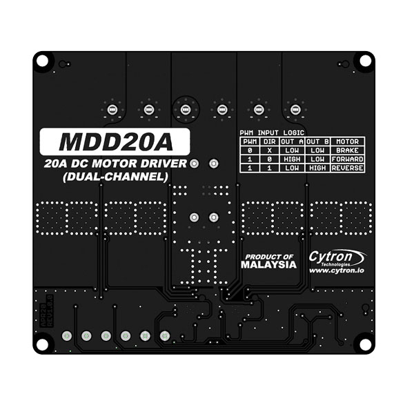 MDD20A Cytron 20Amp 6V-30V DC Motor Driver (2 Channels) | RAM ...