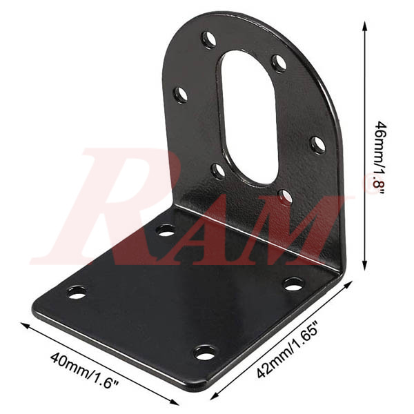 DC Geared Motor Mounting Bracket Holder 37mm Diameter | RAM Electronics ...