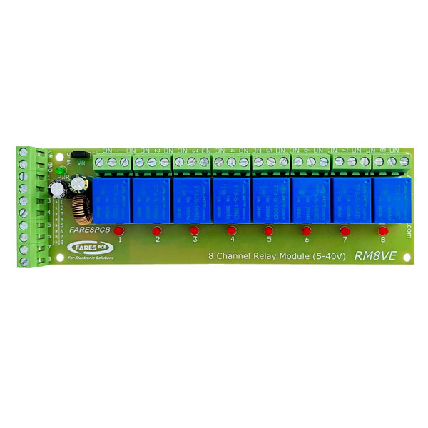 8 Output Relay Module Works on (5V-40V) Signal - New Upgraded Model ...