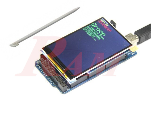 LCD TFT 3.5 inch Touch Display for Arduino UNO & Mega2560 | RAM ...