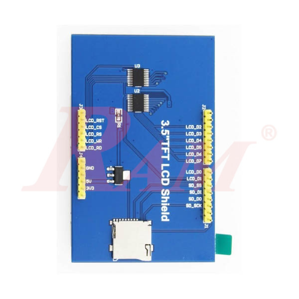 LCD TFT 3.5 inch Touch Display for Arduino UNO & Mega2560 | RAM ...