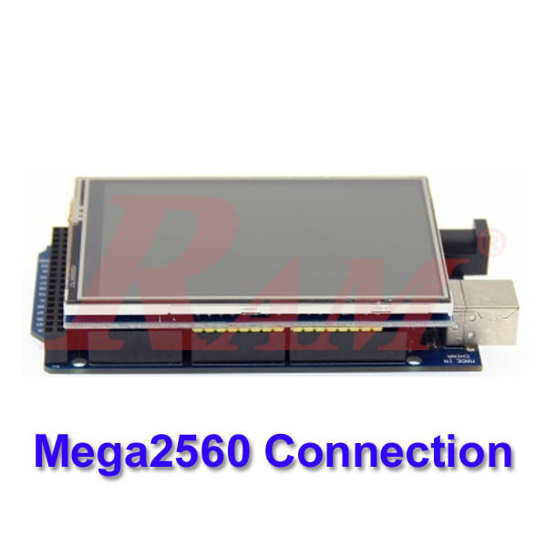 LCD TFT 3.5 inch Touch Display for Arduino UNO & Mega2560 | RAM ...