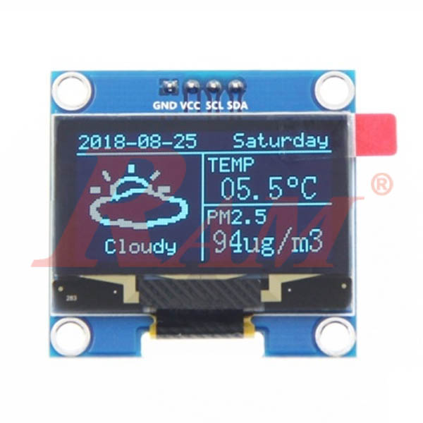 OLED 1.3" 4pin LCD Display Module I2C IIC Communicate | RAM Electronics ...