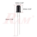 IR LED 5mm Infrared Receiver | RAM Electronics website