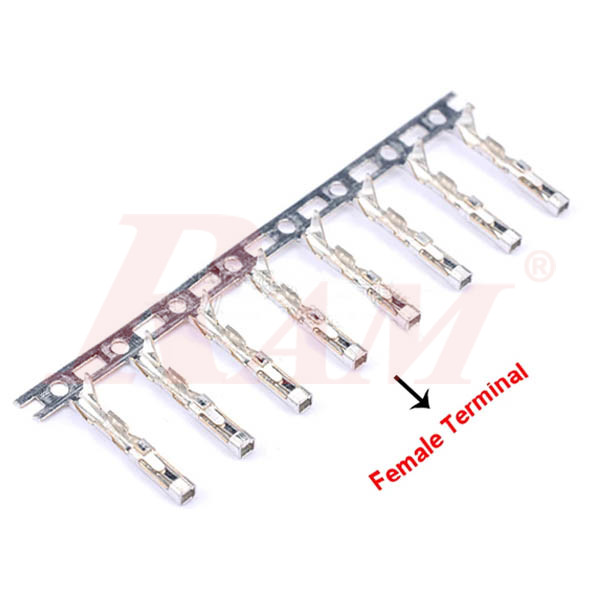 Wire Terminal Female 2.54mm (100 Pieces Pack) | RAM Electronics website