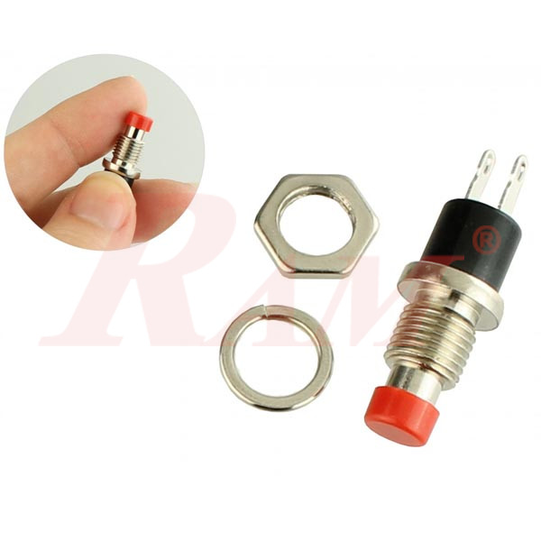 Push Button Type 1 - Red Color | RAM Electronics website