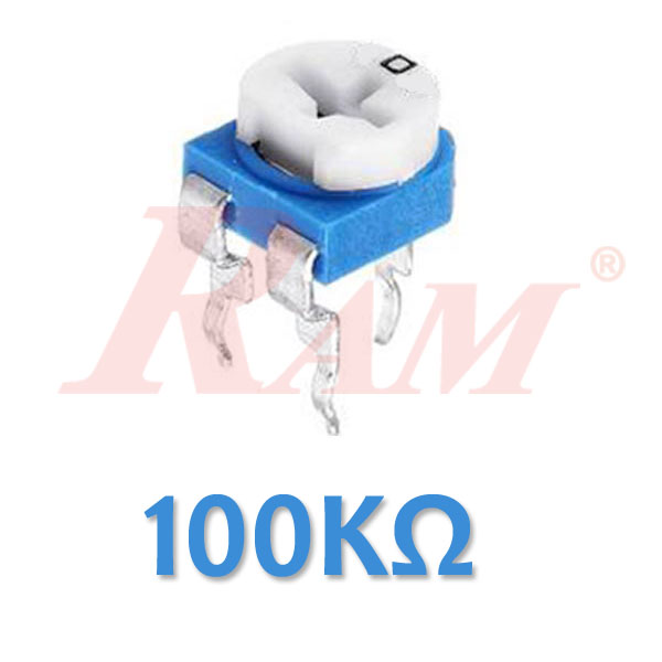 Top Adjust Potentiometer 100KΩ | RAM Electronics website
