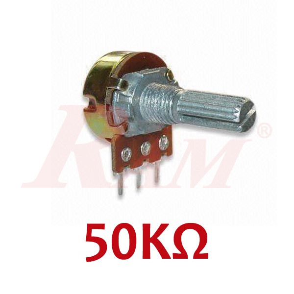 Rotary Potentiometer 50KΩ | RAM Electronics website