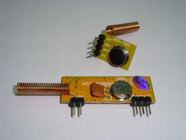 RF Kit 433 MHz (Transmitter + Receiver) | RAM Electronics website