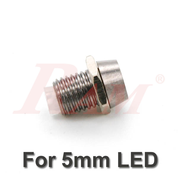 LED 5mm Metal Cover - LED Bezel Holder | RAM Electronics website