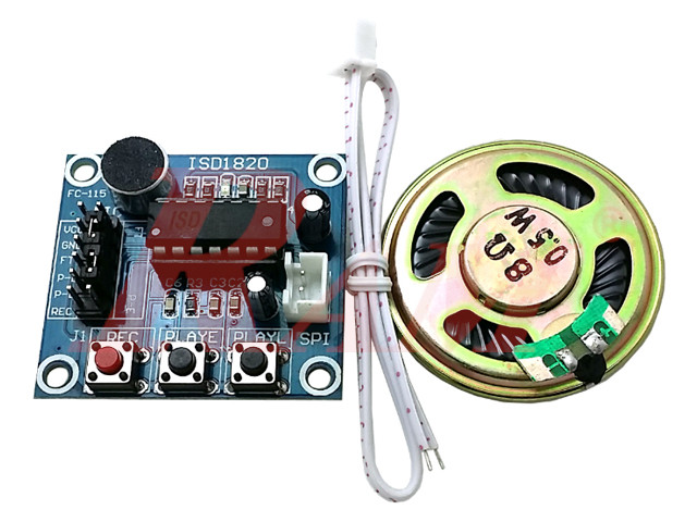 ISD1820 Voice Recording Module + Speaker | RAM Electronics website