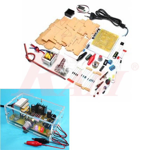 DIY Kit LM317 Adjustable Voltage Power Supply | RAM Electronics website