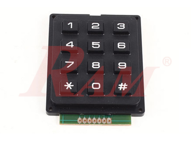 KP-301 Standard Matrix PCB Key Pad 3x4 Press | RAM Electronics website