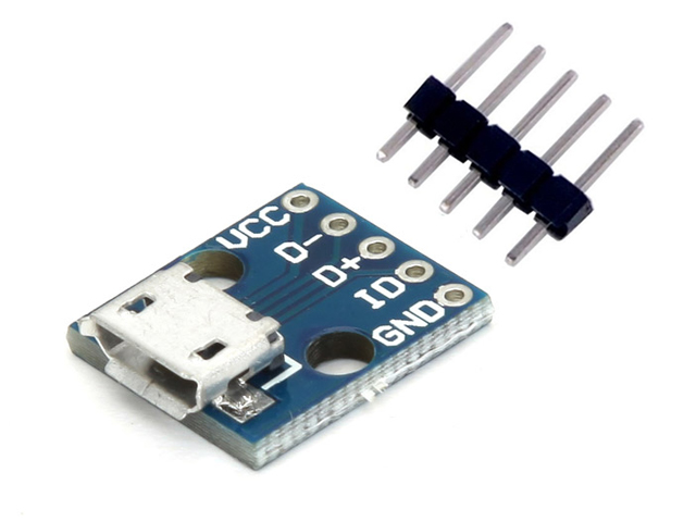 USB Micro B Female Interface Board | RAM Electronics website