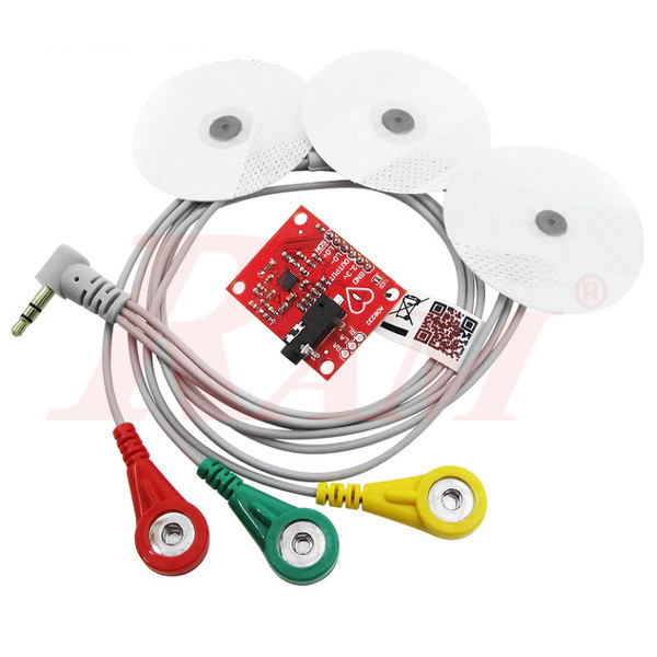 ECG AD8232 Module - Heart Rate (Pulse Rate) Sensor | RAM Electronics ...