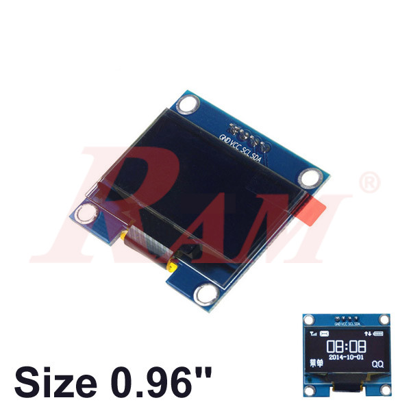 OLED 0.96" 4pin LCD Display Module I2C IIC Communicate | RAM ...