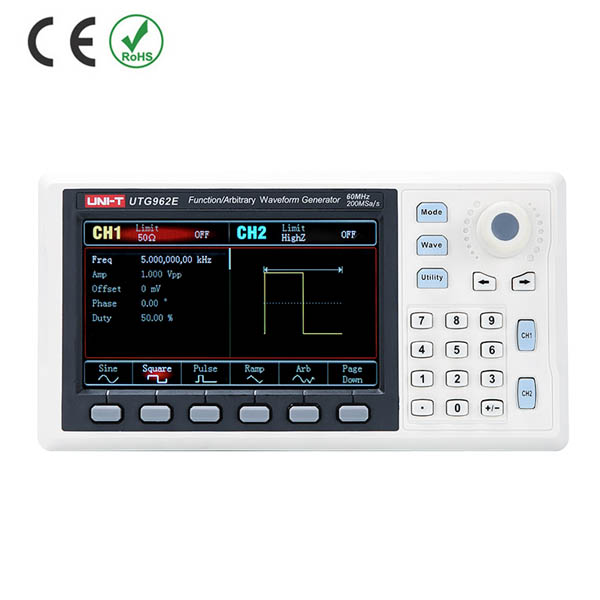 UTG962E UNI-T Mini Function/Arbitrary Waveform Generator 60MHz | RAM ...