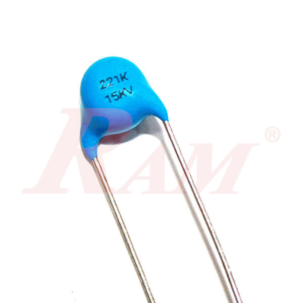Non Polar Capacitor 221K-15KV | RAM Electronics website