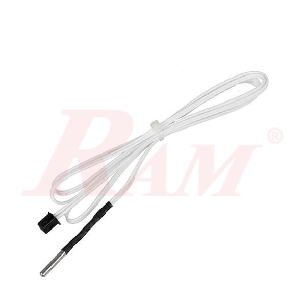NTC100K Metal Head Thermistor Sensor With Cable (SKU#3D1024) | RAM ...