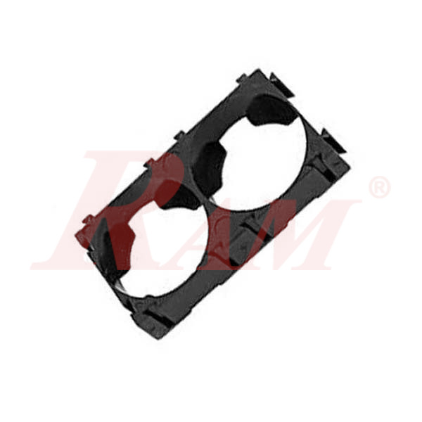 Shell 1x2 Cell Spacer Holder 18650 Lithium Battery Plastic Rack | RAM ...
