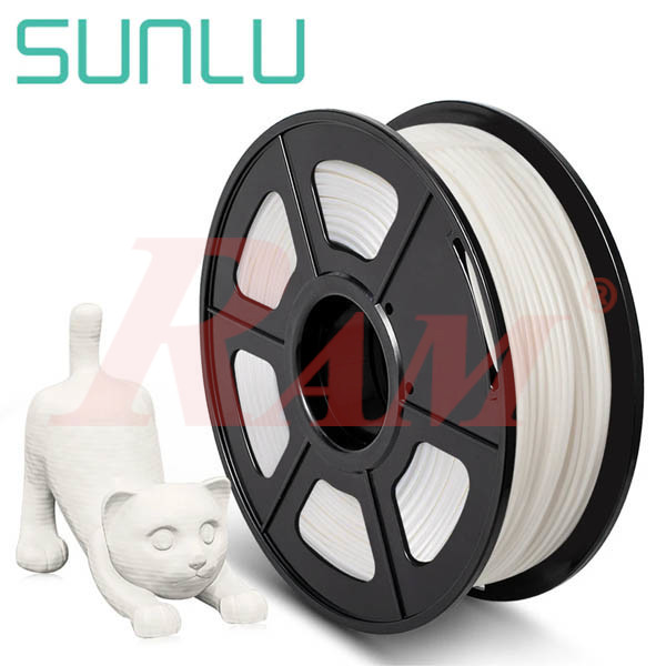 PLA 3D Printer Filament (1.75mm) White Color 1Kg Roll (SKU#SL101) | RAM ...