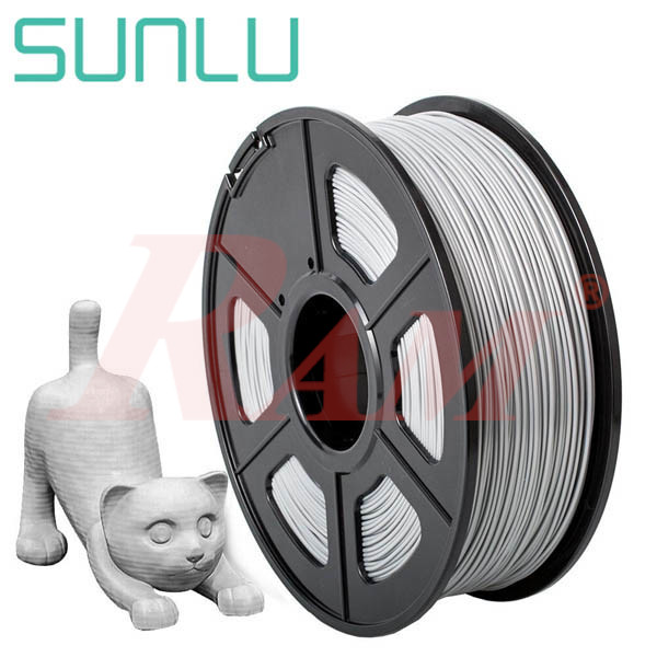 PLA 3D Printer Filament (1.75mm) Silver Color 1Kg Roll (SKU#SL106 ...