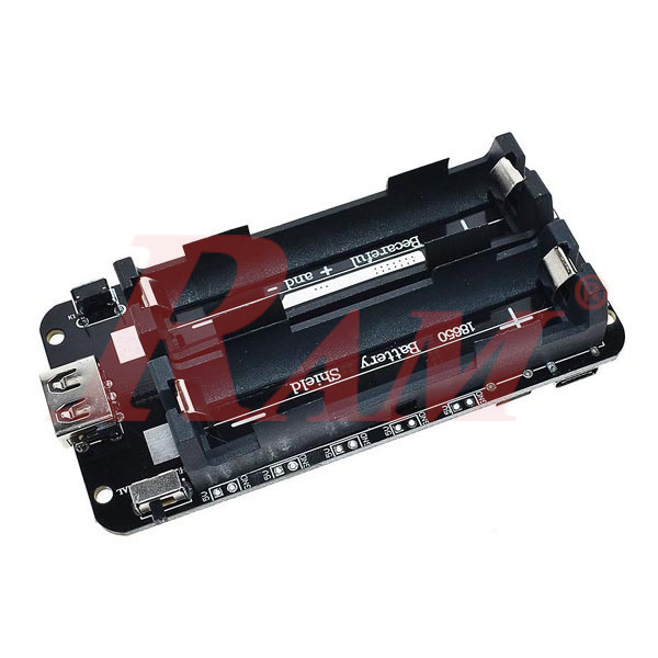 Lithium Battery Shield 2x18650 Mobile Power Expansion Board Module 5V/2 ...