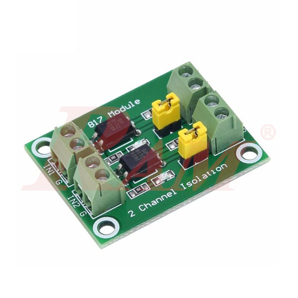 PC817 - 2 Channel Optocoupler Isolation Board | RAM Electronics website