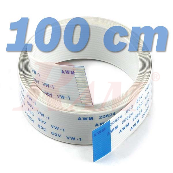 Ribbon FFC Cable 100cm For Raspberry Pi 3B/4B Camera 15pin 0.5mm Pitch ...