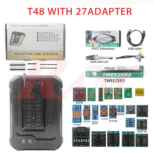Programmer With 27 Accessories XGecu T48 (TL866II-3G) | RAM Electronics ...