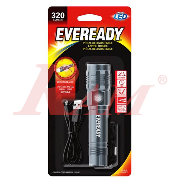 EVEREADY® Metal Rechargeable Lampe Torche | RAM Electronics website