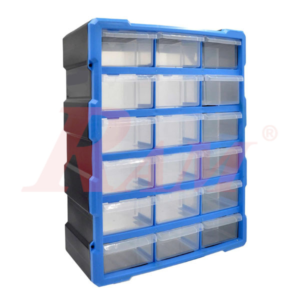 18 Clear Plastic Drawer Set | RAM Electronics website