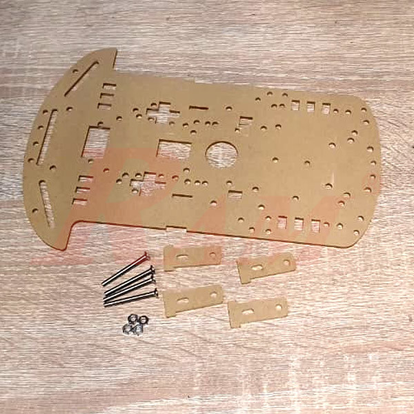 2WD Robot Car Chassis Kit - Without Motor and Wheel | RAM Electronics ...